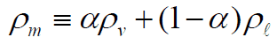 Mixture Density - Two-phase Flow
