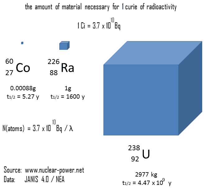 Radioactive Half-Life - Physical Half-Life | nuclear-power.com